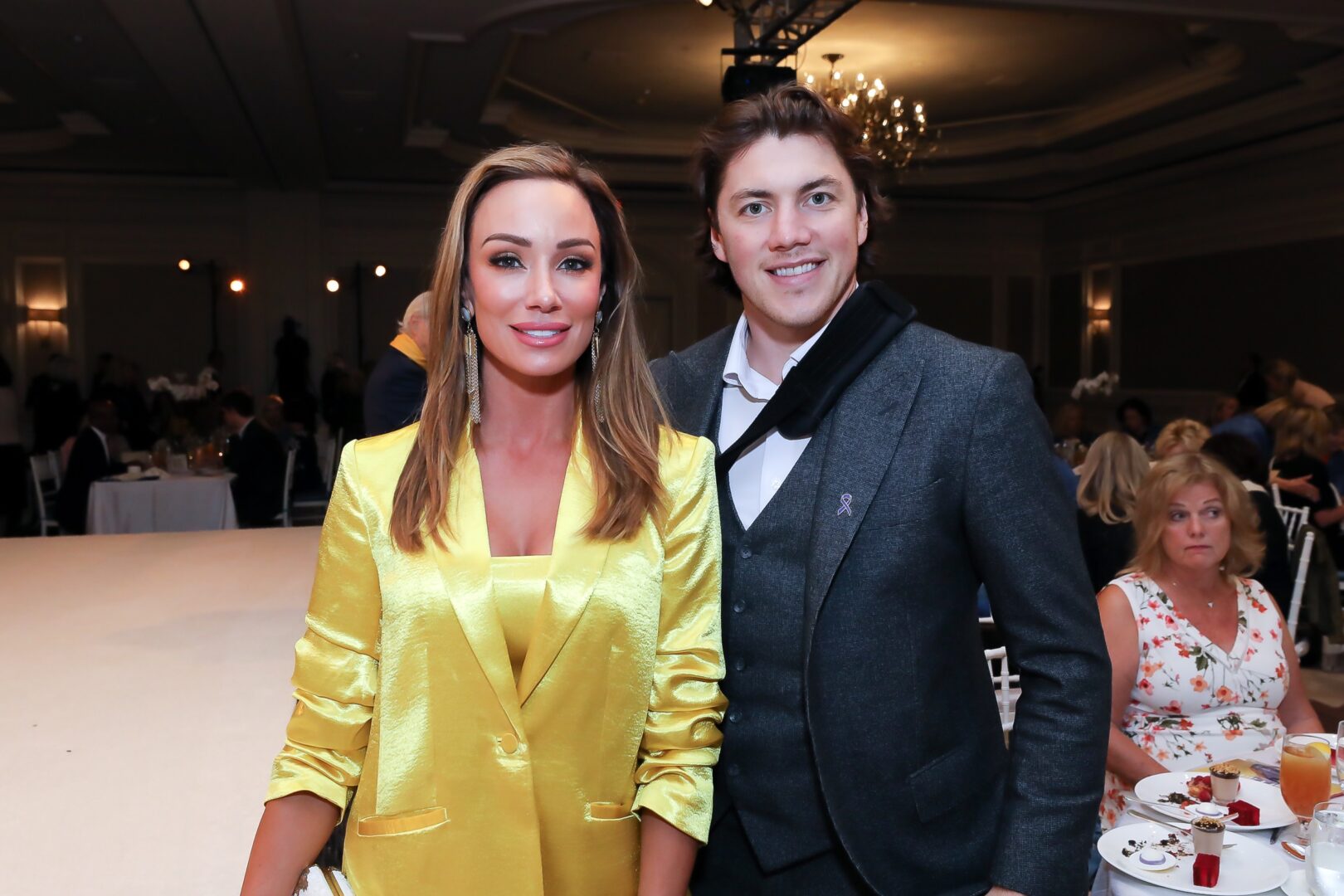 Kristin Cecchi, T.J. Oshie. Photo © Tony Powell. 2019 Great Ladies ...